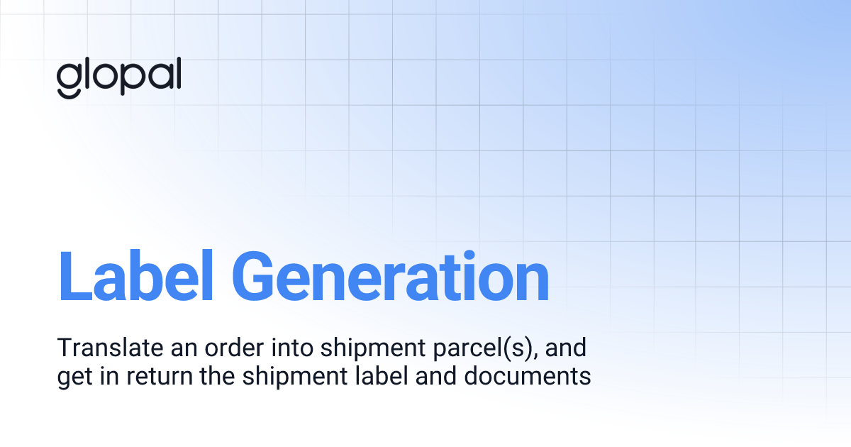 Label Generation | Glopal